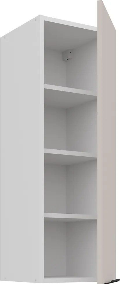 COMO | horní skříňka 30 G-90 1F policová | 30 cm | VYSOKÁ | bílá/kašmír