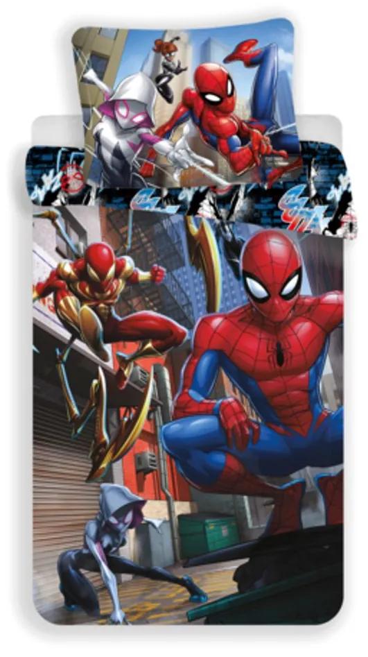 Bavlněné povlečení 140x200, 70x90 cm - Spider-man vs. enemies