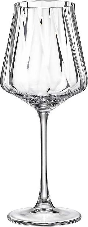 Crystal Bohemia Cettia optic sklenice na víno 480 ml 6 ks