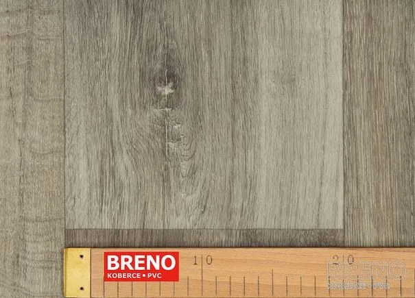 Breno PVC PURETEX Lime Oak 960L – tmavší dřevo, šíře 400 cm