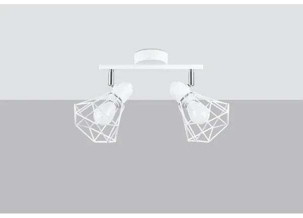 Sollux SL.1103 - Bodové svítidlo ARTEMIS 2xE14/40W/230V bílá