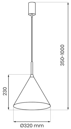 Lustr na lanku CAPITAL 1xGX53/15W/230V pr. 32 cm bílá
