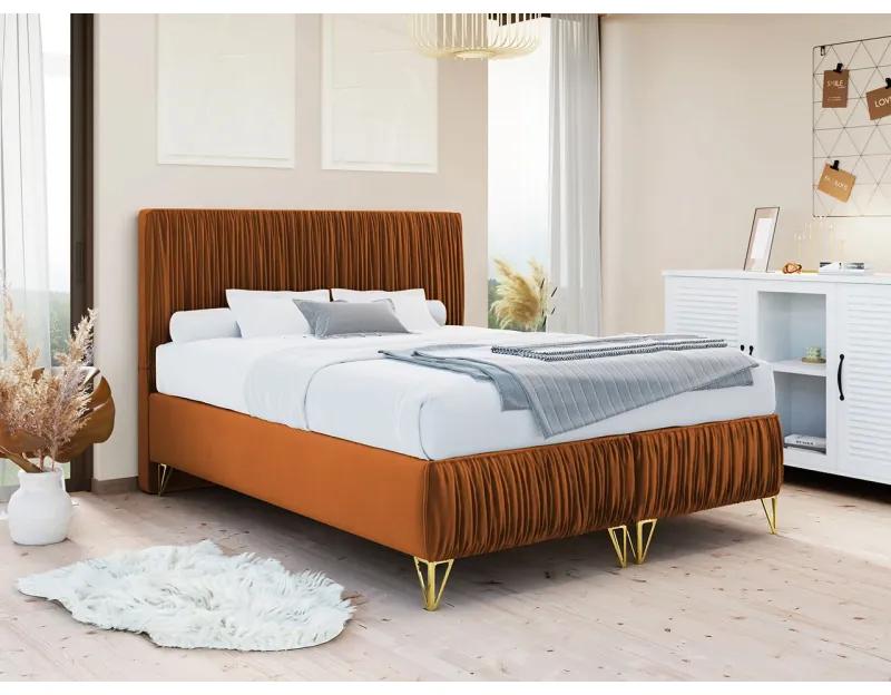Manželská postel Kottos II, Potah: Amor Velvet 4328, Rozměr postele: 160 x 200 cm