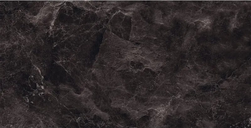 Mexen Merison Černý glazovaný rektifikovaný gres G1, dlaždice podlahovo-stěnová 120 x 60 cm, vysoký lesk