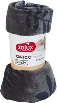 Zolux S.A.S. Pelech deka COCOON 100x75cm antracit se vzorem Zolux