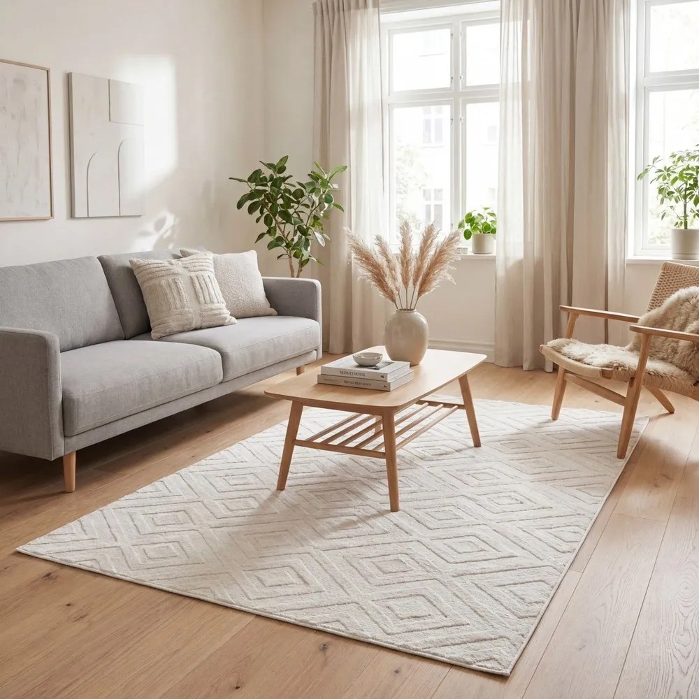 Krémový koberec 60x110 cm Estilo – Universal