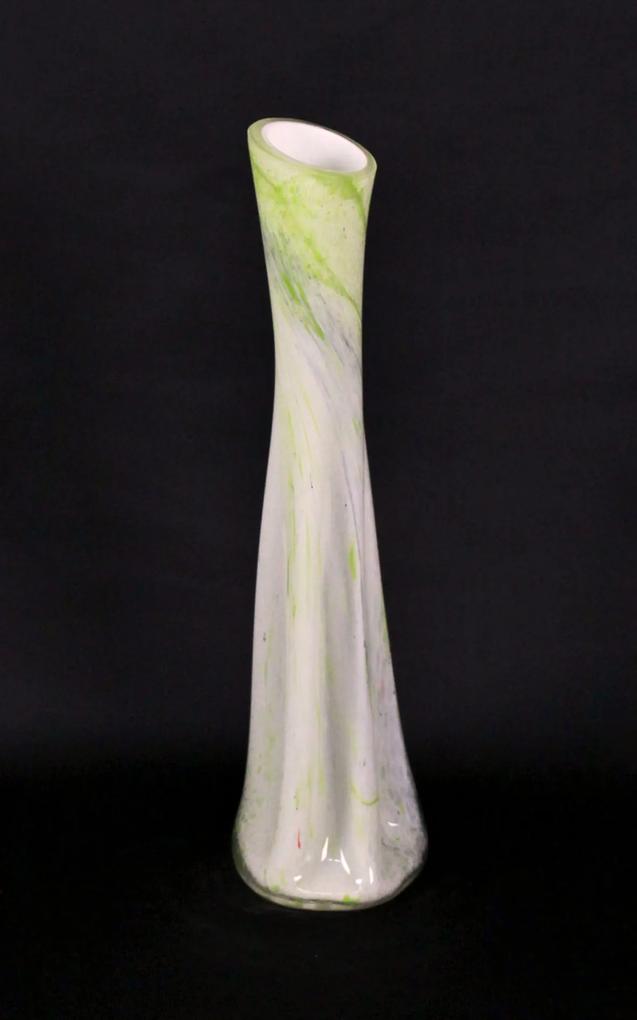 Levné-garnýže.cz - Váza designová zelenkavý melír 50 - 70 cm