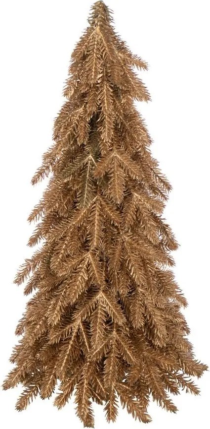 Bronzový vánoční smrkový stromek M - Ø 20*50 cm