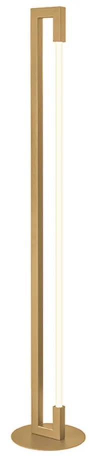 LABEL51 Stojací lampa Futuro - antický zlatý kov
