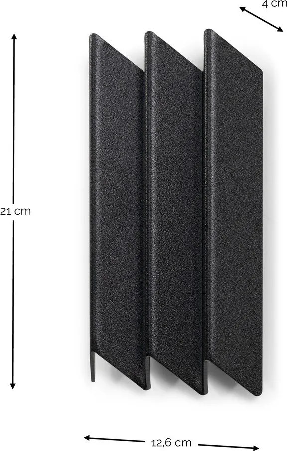 Kovový nástěnný věšák v terakotové barvě 13 cm Sensu – Spinder Design