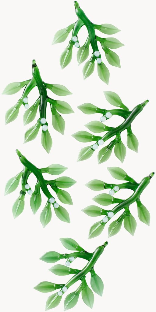Sada dekorací Mistletoe, 6 dílů