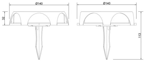 Globo 36506 - LED Solární svítidlo LED/1,2W/3V IP65