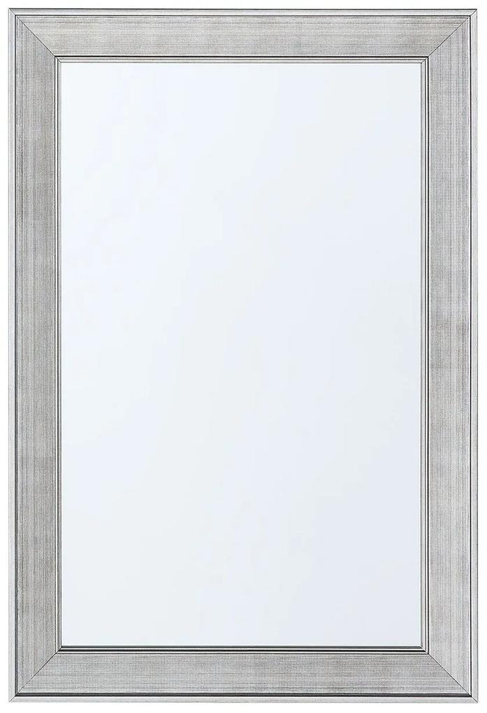 Stříbrné zrcadlo 61x91 cm BUBRY Beliani