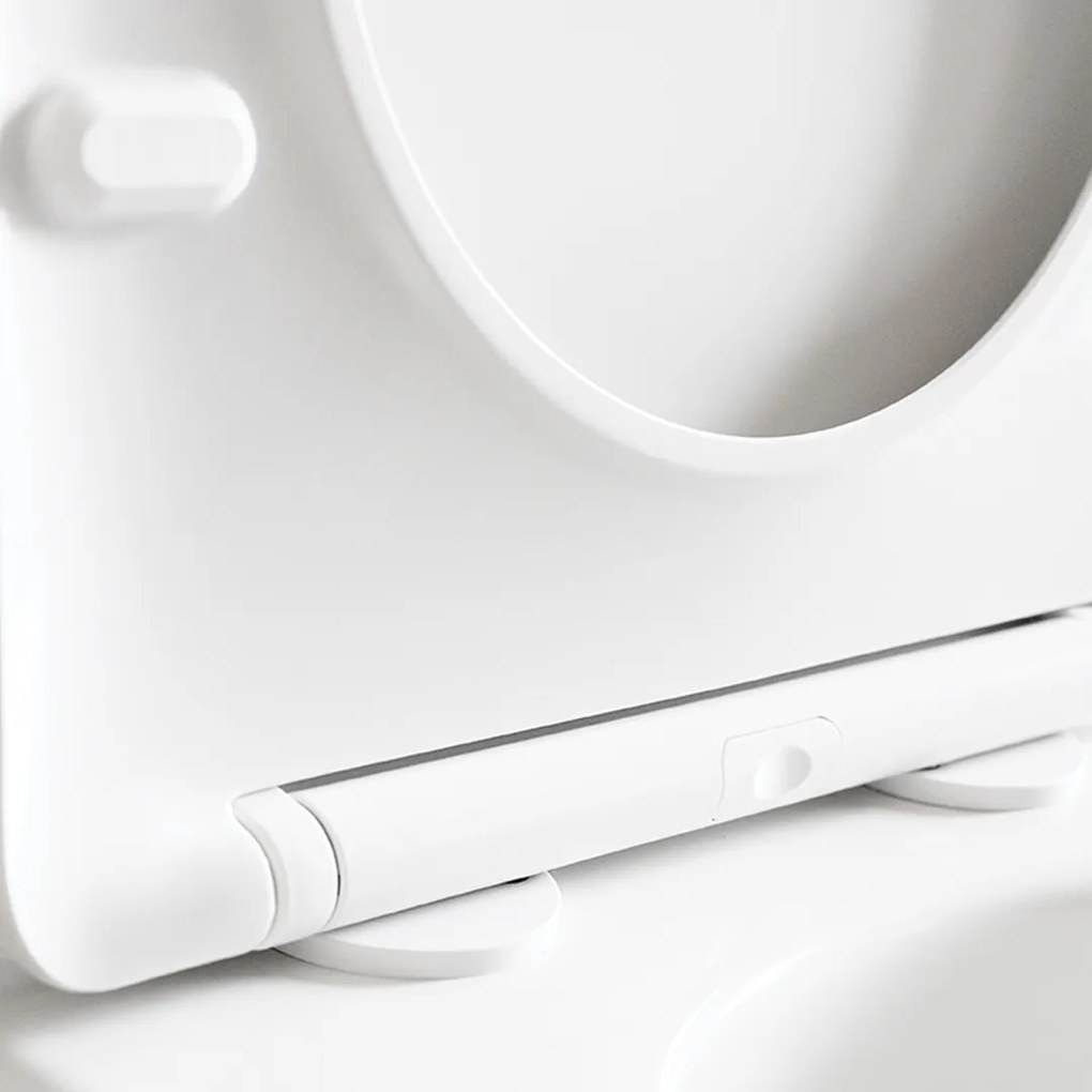 Geberit Geberit, závěsný set pod omítku Duofix Delta + závěsná WC mísa Desna s toaletním sedátkem z duroplastu, Vortex splachování, bílá lesklá, LAV-SETDESNAGEB