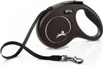 Flexi New Classic M 5m/25kg černá / Vodítko