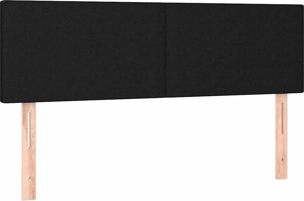 Box spring postel s matrací černá 140 x 190 cm textil 3130107