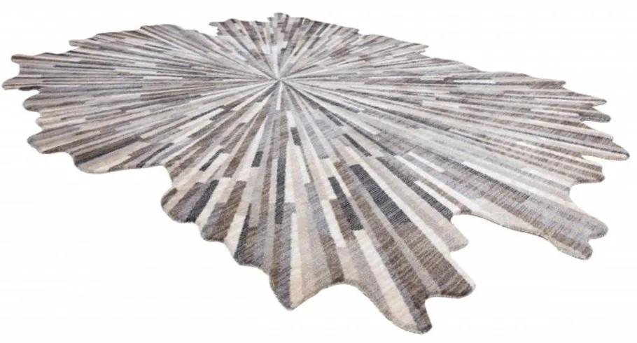 Kusový koberec Abstrakce šedý 195x290cm