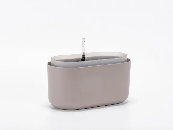 Samozavlažovací truhlík Tolita taupe 31 cm