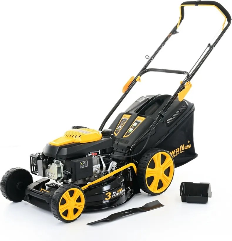 Sekačka na trávu Riwall PRO RPM 4735 P 3v1 bez pojezdu