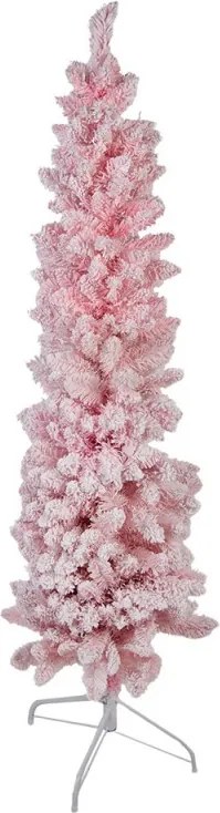 Růžový zasněžený umělý vánoční stromek Christmas Tree S - 30*30*120 cm