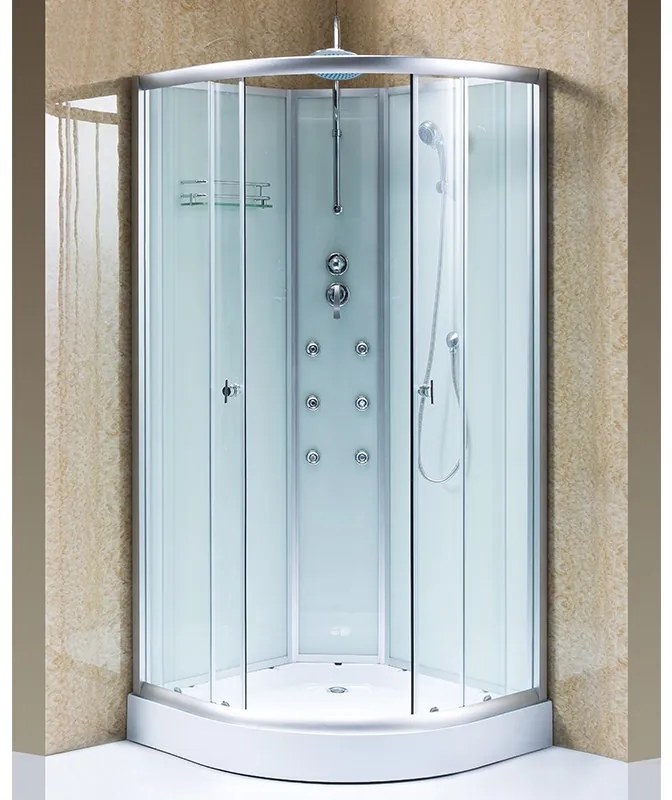 BPS-koupelny Hydromasážní box HYD-R77W 90, 90x90