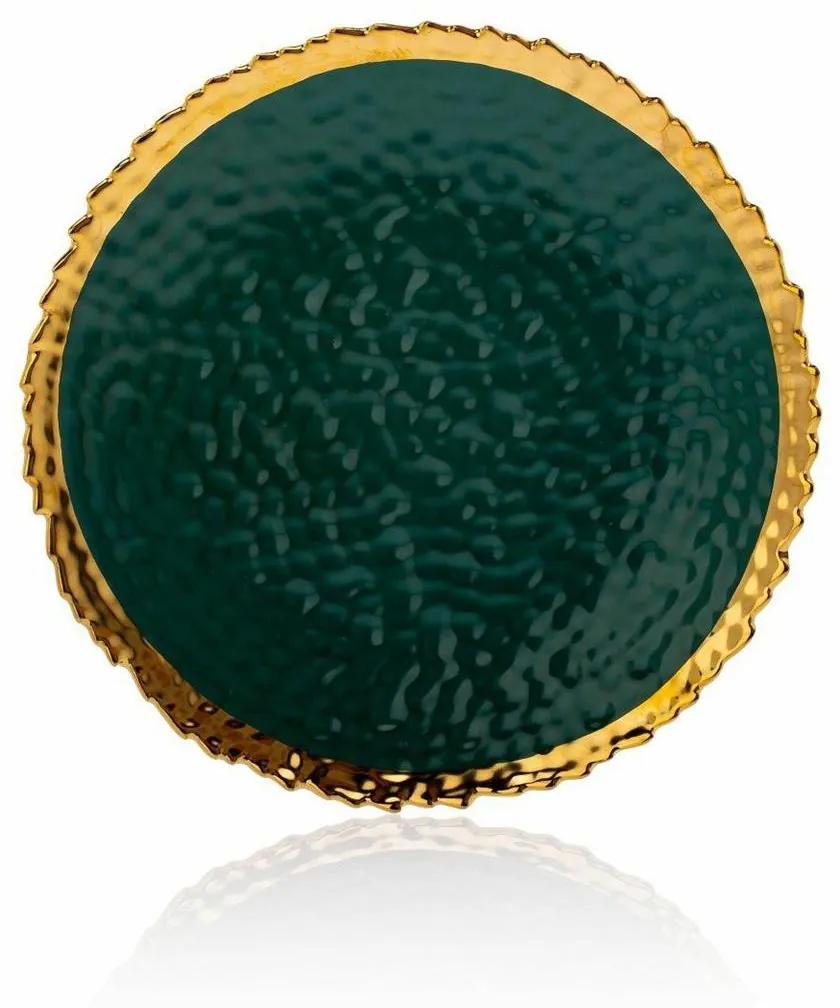 Keramický talíř Kati 20 cm zelený