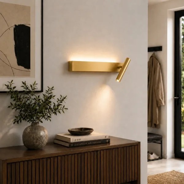 BRILAGI - LED Nástěnné bodové svítidlo ARLIX LED/3W/230V + LED/7W zlatá CRI 90