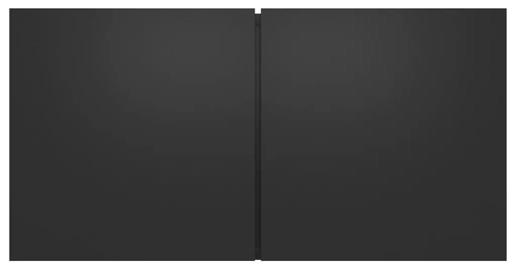 vidaXL Závěsné TV skříňky 2 ks černé 60 x 30 x 30 cm
