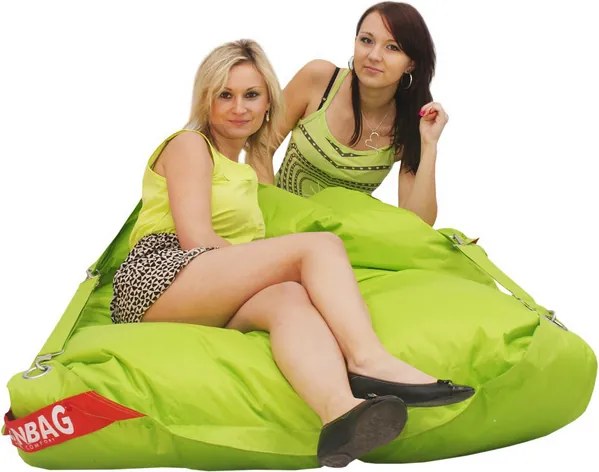 BeanBag Sedací pytel 189x140 comfort s popruhy limet