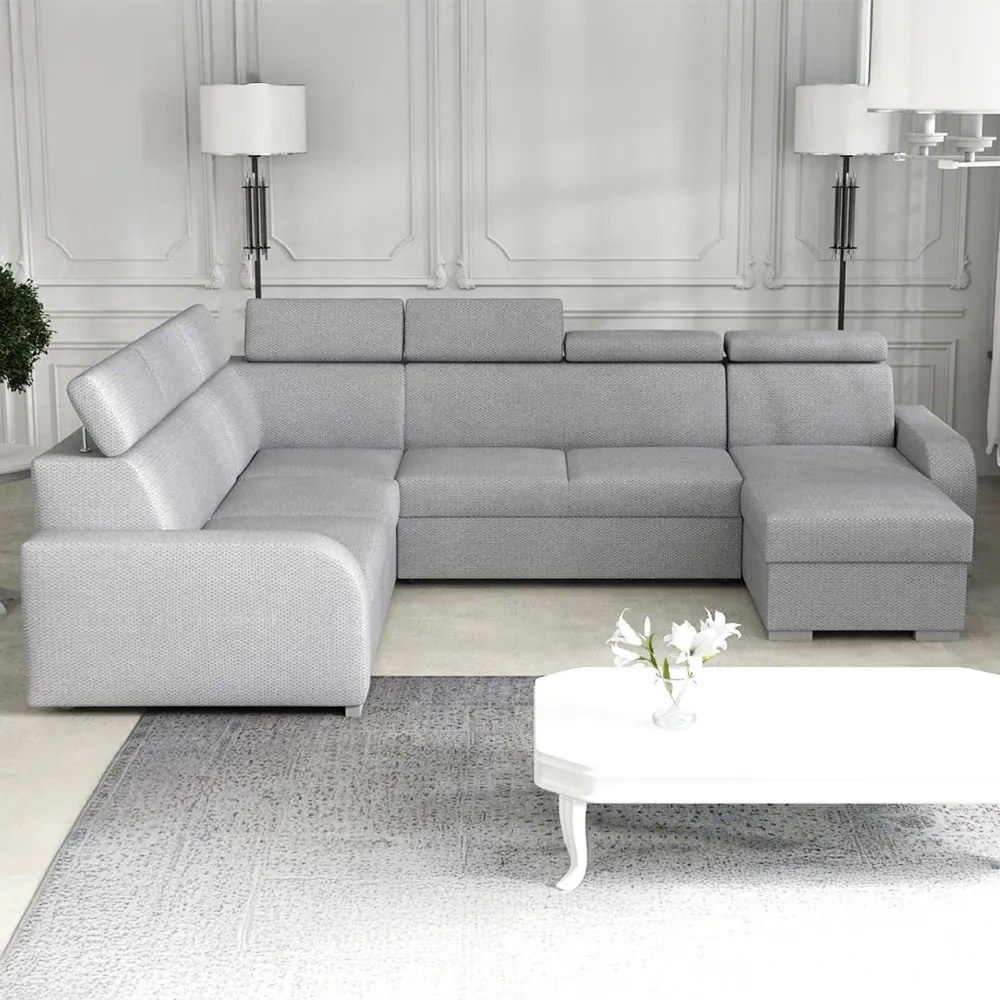 Sedací souprava OSLO U | 250x310x170 | rozkládací + 2x úložný prostor | VÝBĚR TKANIN
