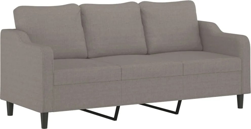 3dílná sedací souprava s poduškami taupe textil 3201849