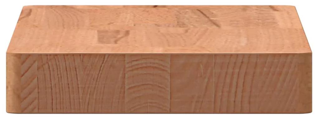 Nástěnná police 40 x 20 x 4 cm masivní bukové dřevo