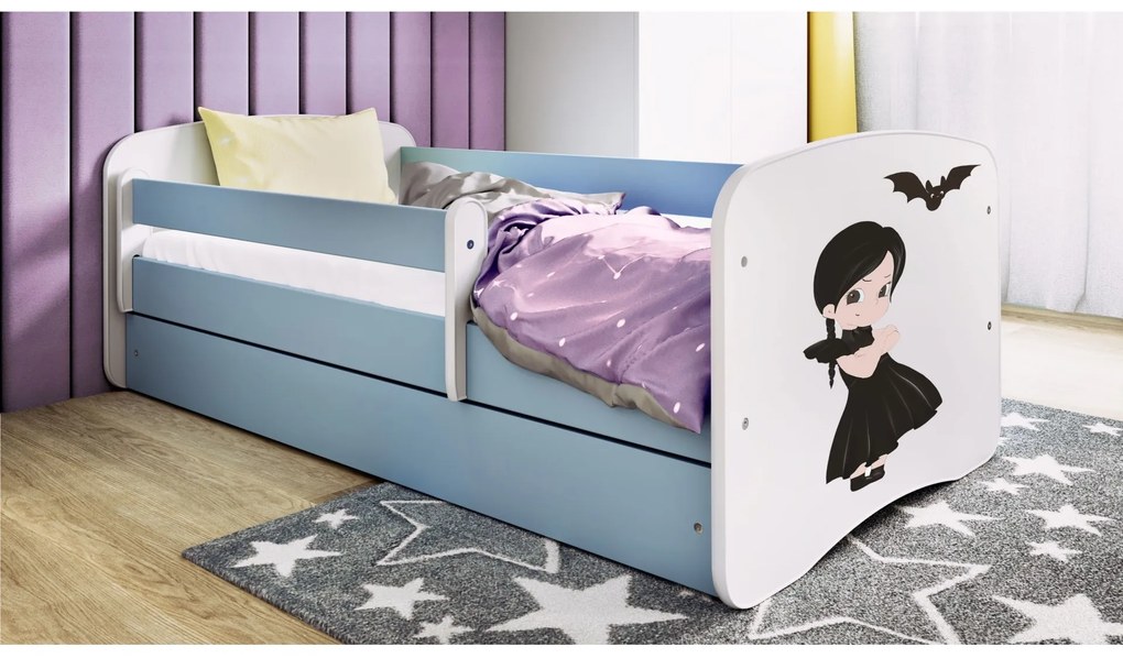 Dětská postel Babydreams temná princezna modrá
