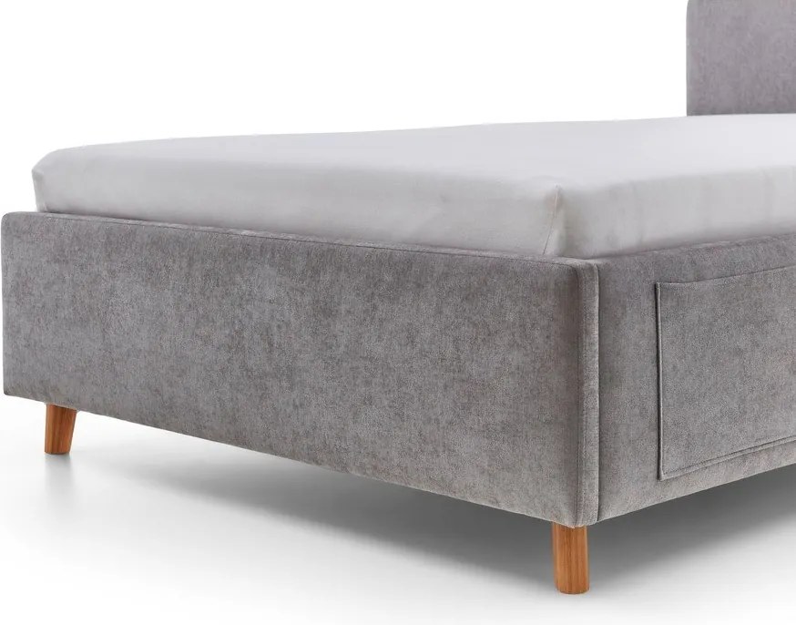 Šedá dětská postel bez roštu 140x200 cm Cosy – Meise Möbel