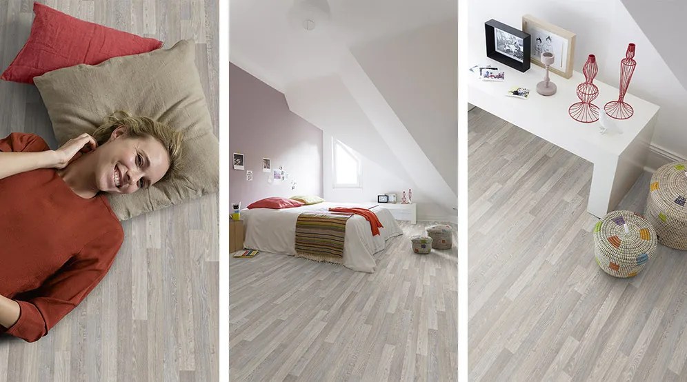 PVC podlaha - lino Gerflor HQR 1439 Lodge Milk ŠÍŘKA: 2 m