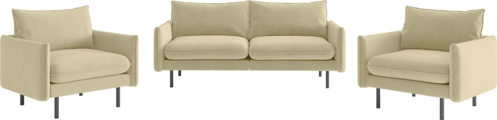 XXXLutz SEDACÍ SESTAVA, textil, béžová Livetastic - Online Only sedačky - 001968008101