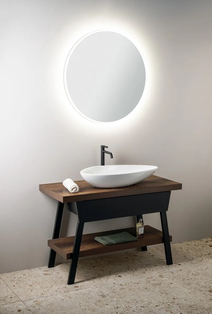Sapho VISO 80 cm VS080 zrcadlo kulaté LED podsvícené
