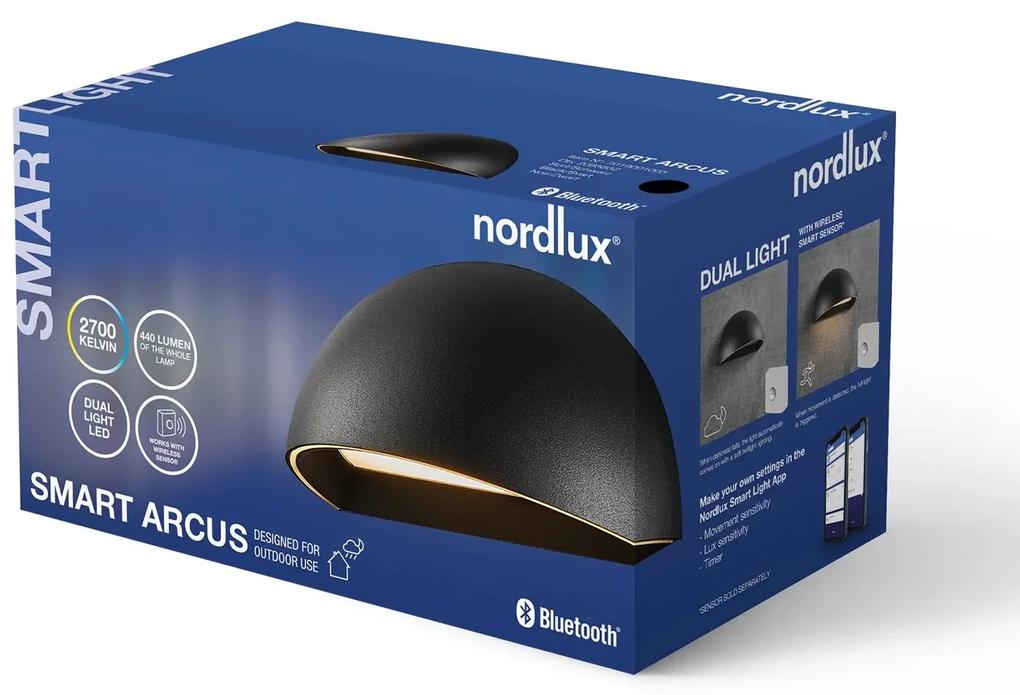 Nordlux Venkovní nástěnné svítidlo Arcus Smart Barva: Černá
