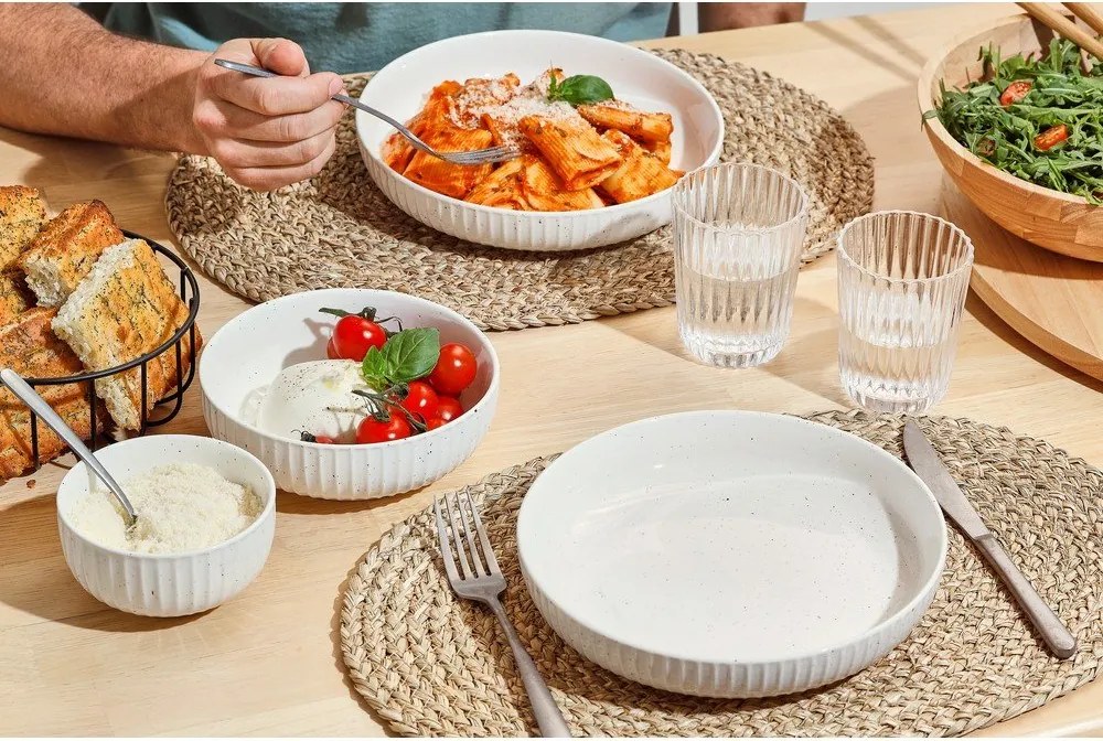 Bílá miska 500 ml Ora Gloss – Salt&Pepper