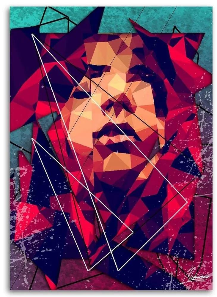 Gario Obraz na plátně Tvář zasněné ženy abstraktní - Cantu Rozměry: 40 x 60 cm