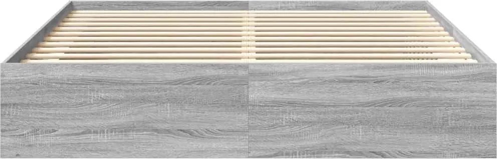 Rám postele šedý sonoma 180 x 200 cm Super King Size 3203885
