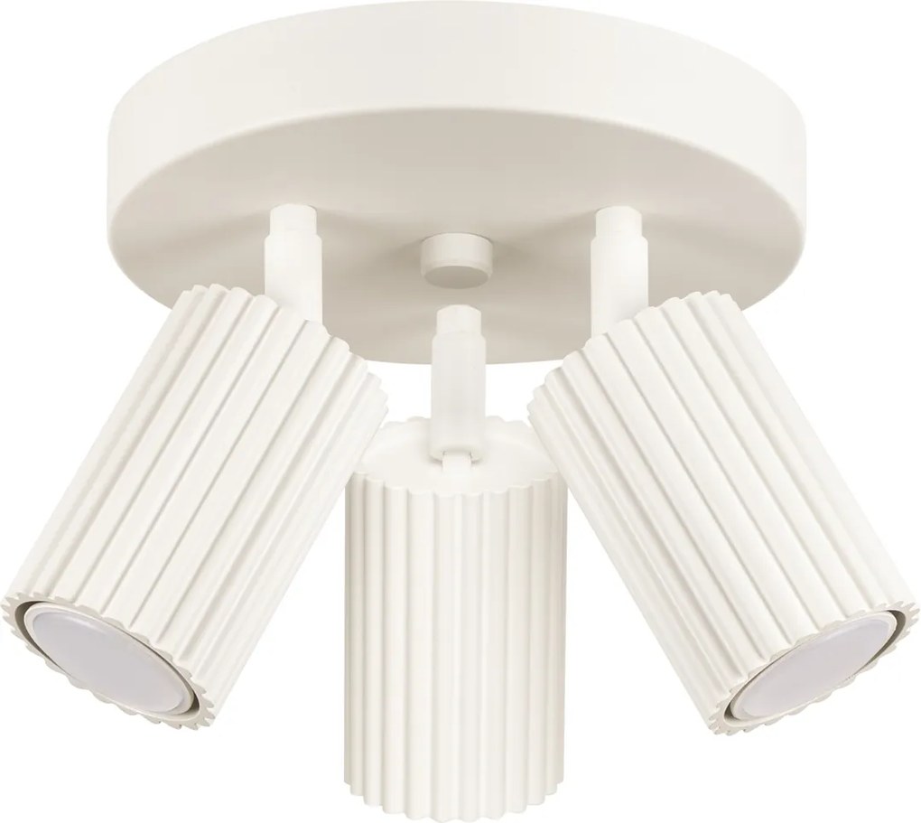 Sollux Lighting Stropní svítidlo KARBON 3P béžové barvy