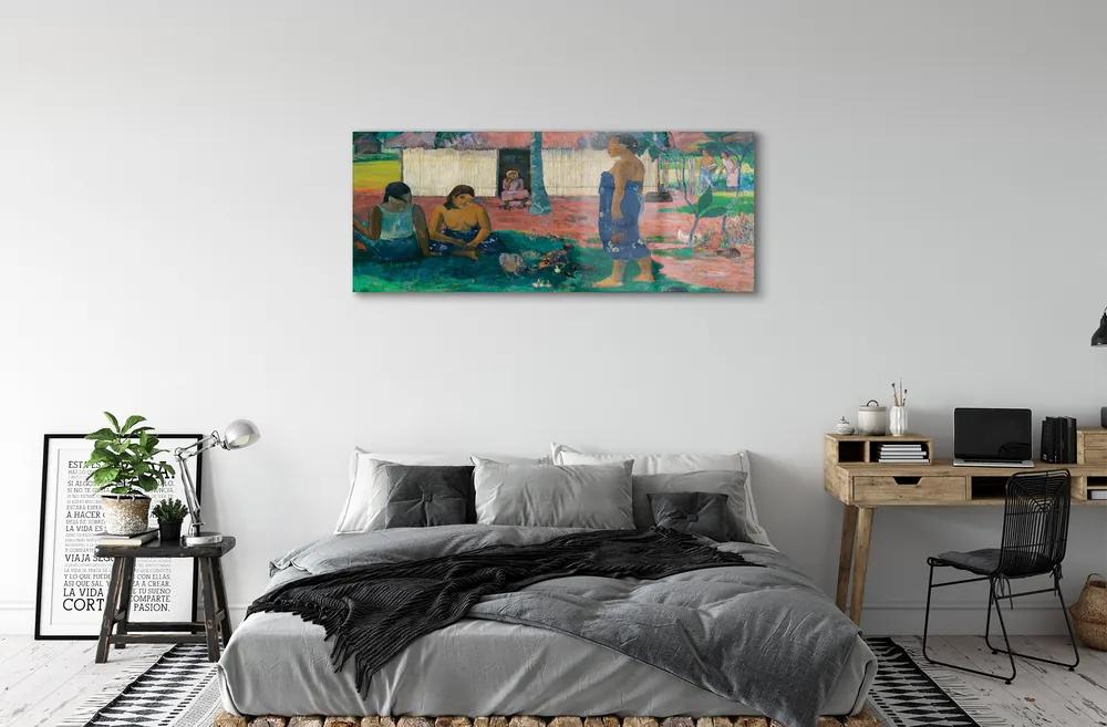 akrylový obraz African Art Village 120x60 cm