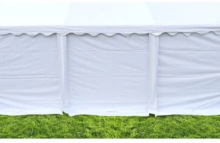 Párty stan 5x8m - PVC Premium Barva: Zeleno-bílá