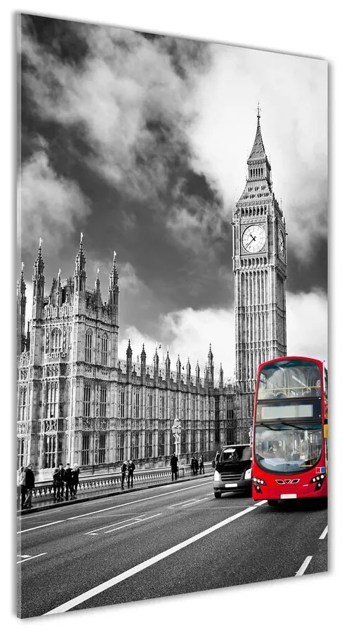 Wallmuralia Foto obraz fotografie na skle Big Ben Londýn 70x140 cm