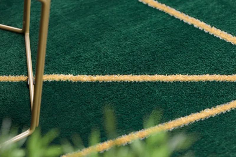 Dywany Łuszczów Kusový koberec Emerald 1013 green and gold - 140x190 cm