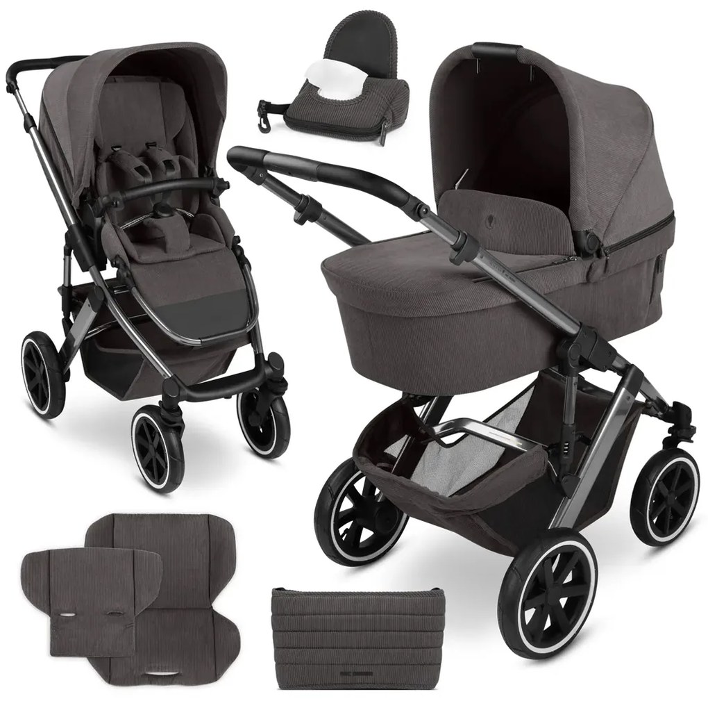 ABC DESIGN Kočárek kombinovaný Salsa 5 Air almond 2025 + adaptér pro autosedačku zdarma