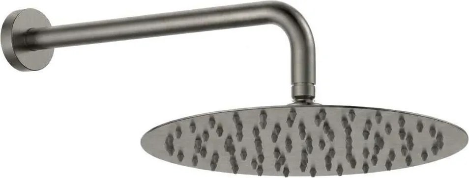 kielle Oudee I - Hlavová sprcha 246, sprchové rameno 360 mm, gun grey 20133SE17