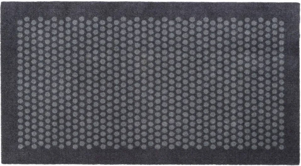 Šedá rohožka tica copenhagen Dot, 67 x 120 cm
