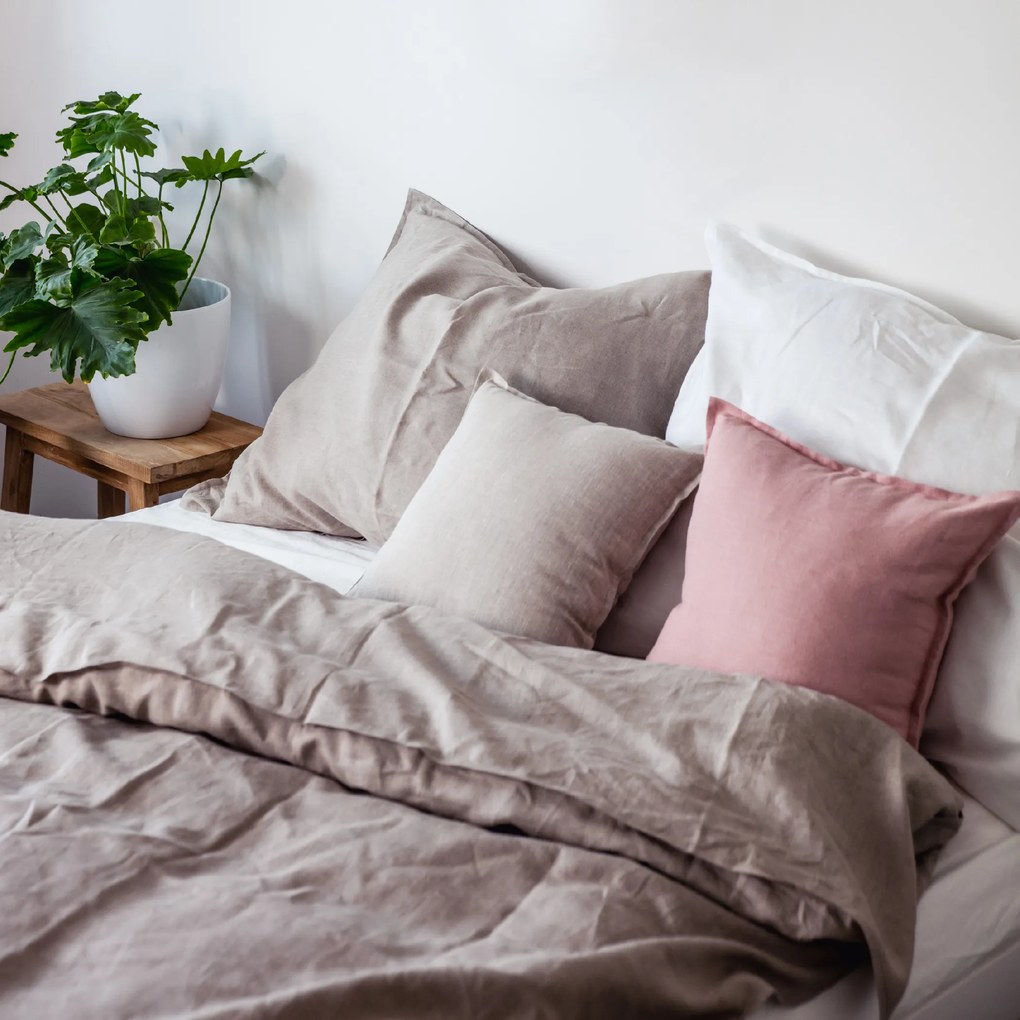 TULULUM Lněný povlak na polštář COMFORT NATURAL kolekce 2025 Rozměr polštáře: 70 x 90 cm
